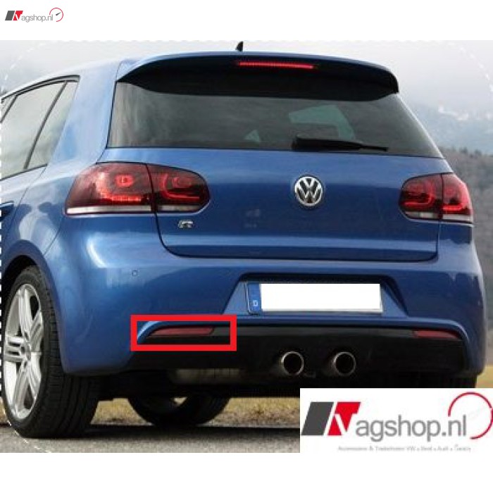 Originele reflector voor de Golf 6 in de achterbumper.